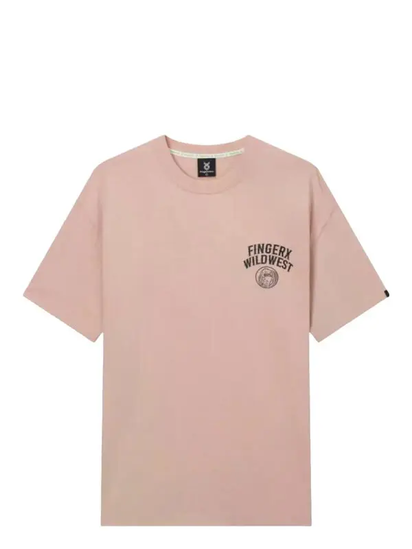FINGERCROXX Logo-print T-shirt - Pink