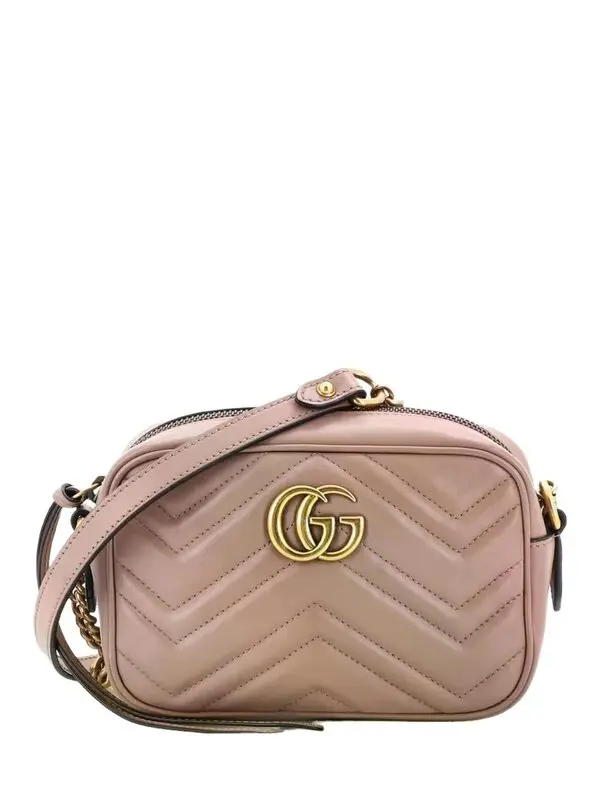 Gucci Gg Marmont Mini Crossbody Bag - Neutrals