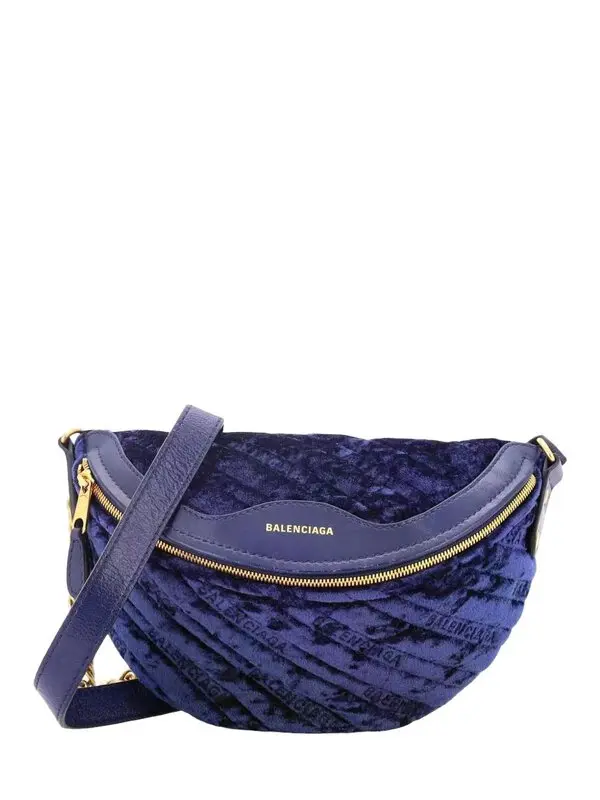 Balenciaga Souvenir Xs Belt Bag - Blue