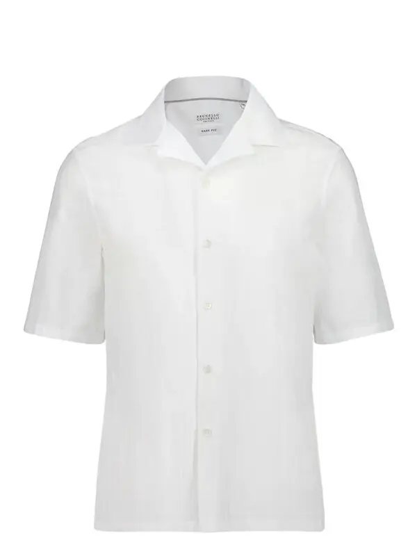 Brunello Cucinelli Camp-collar Shirt - White
