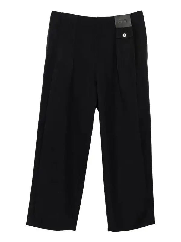 Loewe Logo-patch Trousers - Blue
