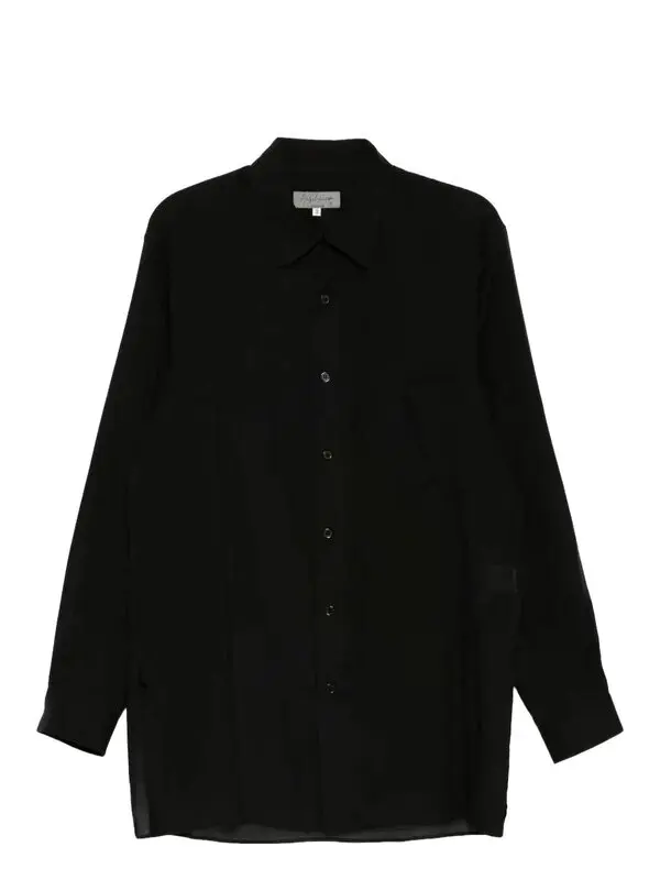 Yohji Yamamoto Long-sleeve Shirt - Black