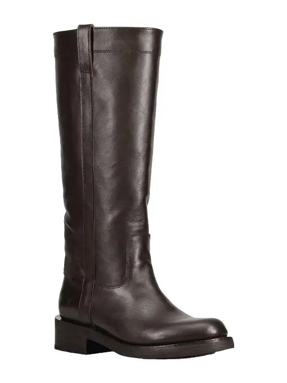 THE FRYE COMPANY Knee High Riding Boot - Dark Brown