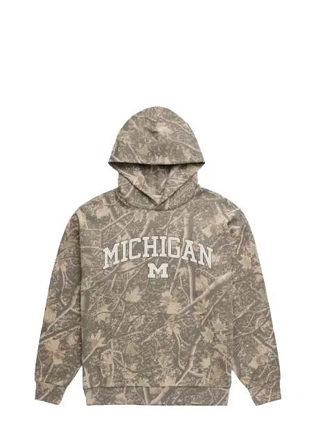 USCAPE APPAREL Michigan Wolverines Camouflage Fleece Hoodie - Camo