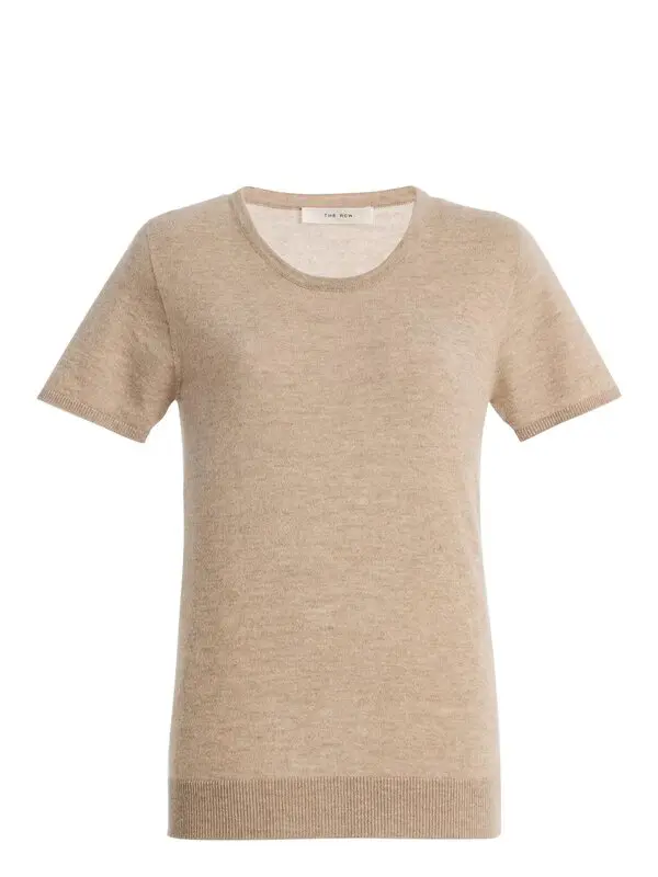 THE ROW Nova Cashmere Top - Neutral