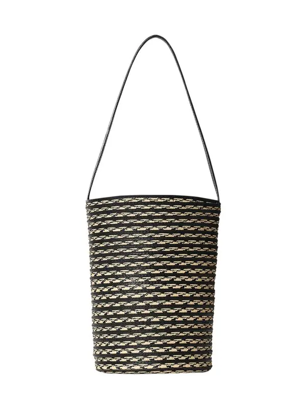THE ROW Small Beau Raffia Tote Bag - Multi