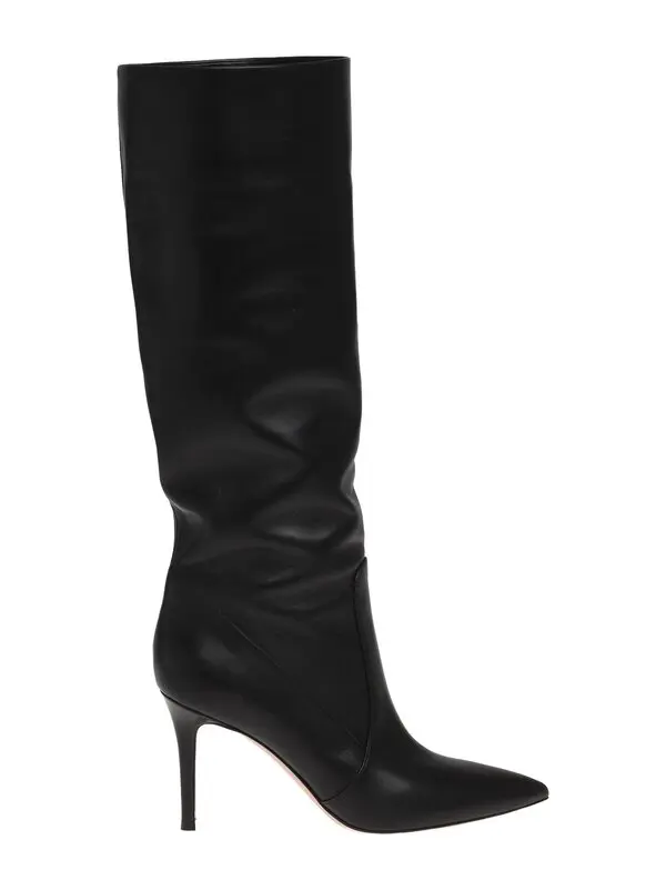 GIANVITO ROSSI Hansan Leather Knee Boots - Black