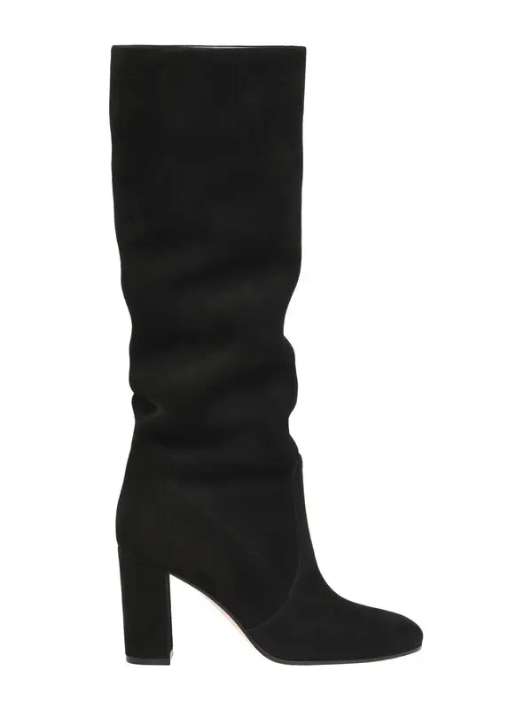 GIANVITO ROSSI Glen Suede Knee High Boots - Black