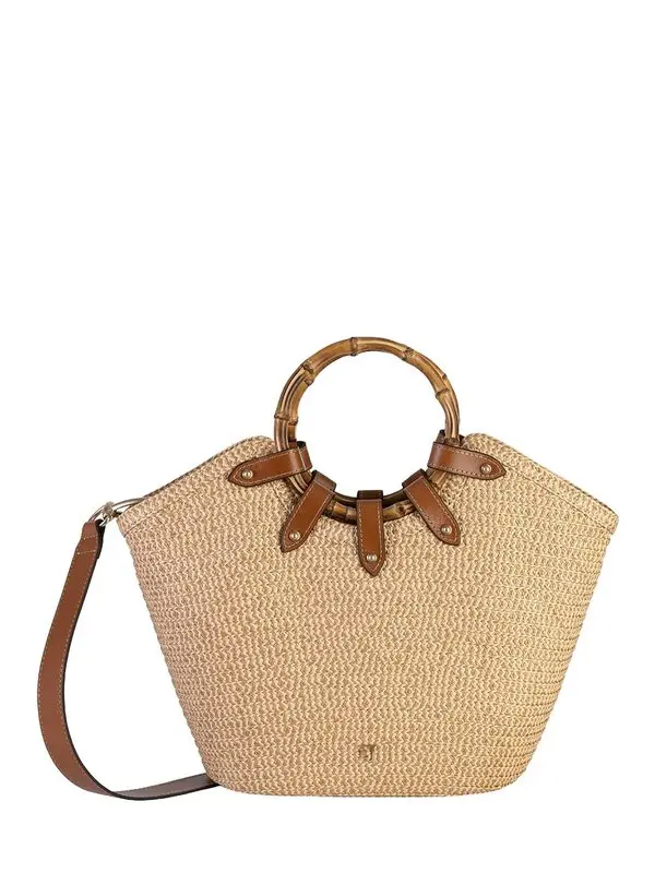 Eric Javits My Way Bucket Tote - Original Peanut