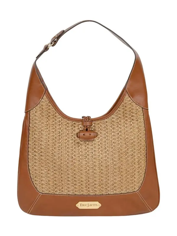 Eric Javits Lexie Large Hobo Bag - Natural