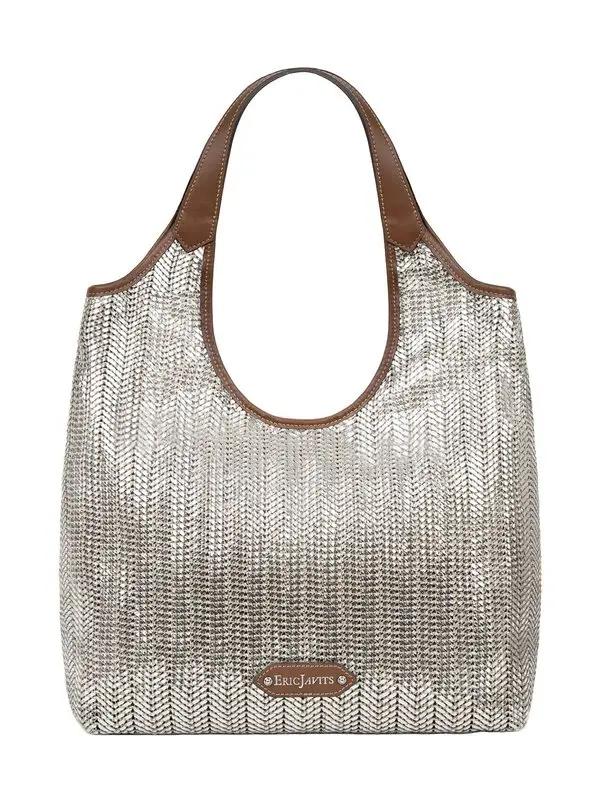 Eric Javits Aura Ii Hobo Bag - Silver