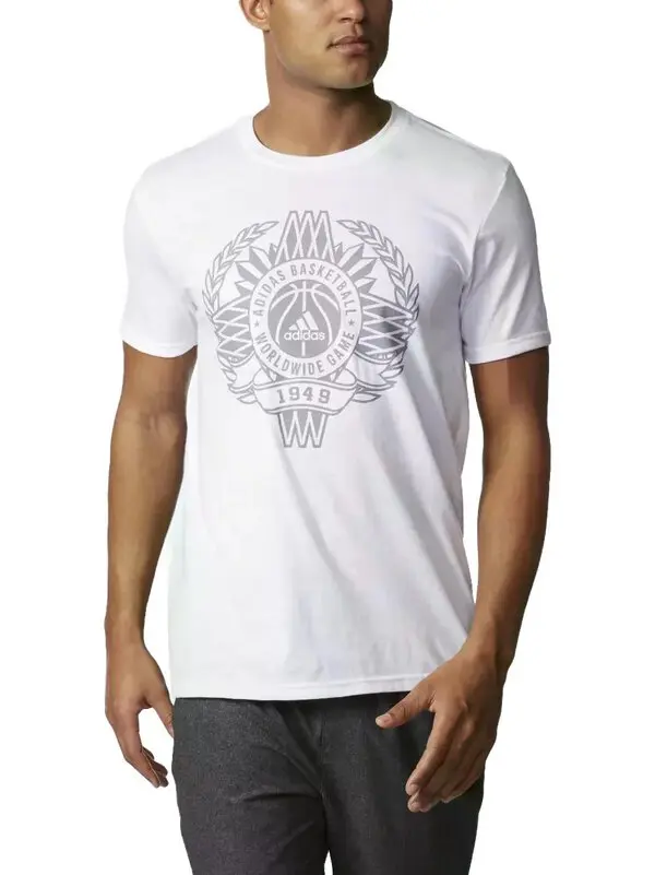 Adidas Global Game Short-sleeved T-shirt - White