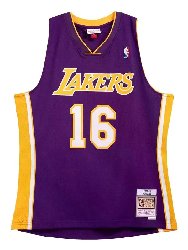 Mitchell & Ness 2009 Los Angeles Lakers Pau Gasol Jersey - Purple