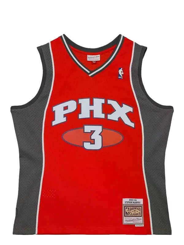 Mitchell & Ness Stephon Marbury V-neck Jersey - Orange