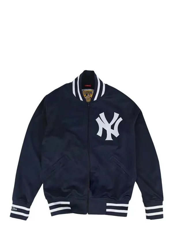 Mitchell & Ness Mlb 1988 New York Yankees Batting Practice Jacket - Blue