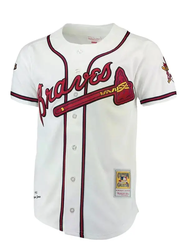 Mitchell & Ness Chipper Jones Home T-shirt - White
