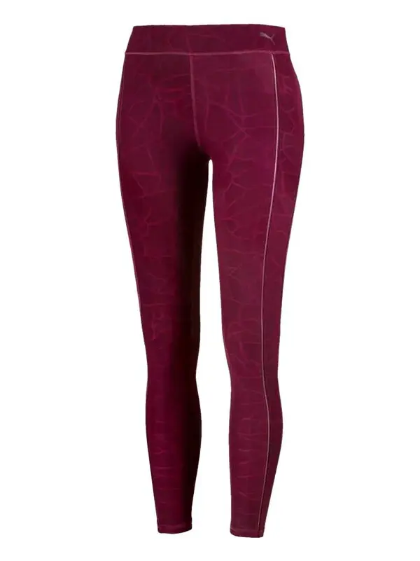 PUMA Explosive Avow Tight Patterned Leggings - Red