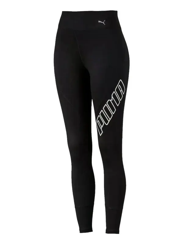 PUMA Yogini Logo 7/8 Tights Printed Leggings - Black