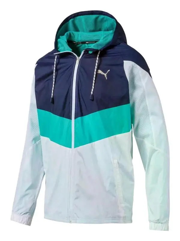 PUMA Reactive Woven Hooded Jacket - White