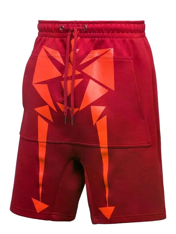 PUMA Drawstring-fastening Shorts - Red