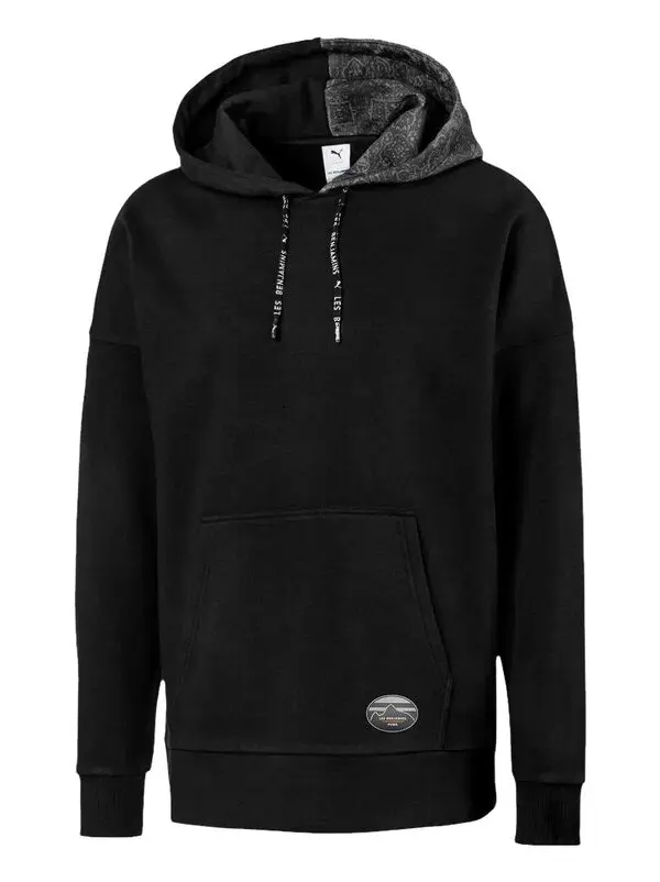 PUMA Graphic Print Hoodie - Black