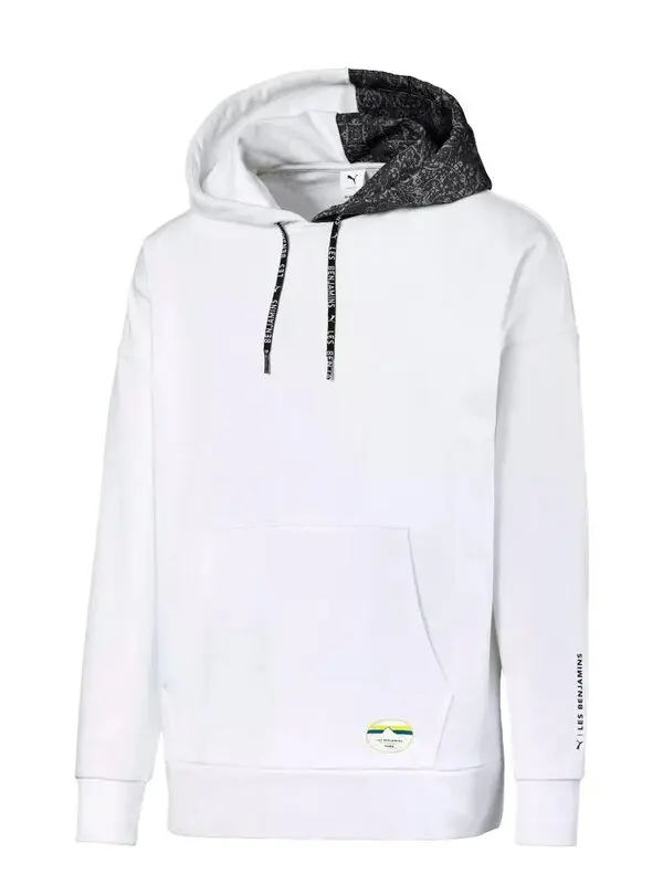 PUMA Graphic Printed Hoodie - White
