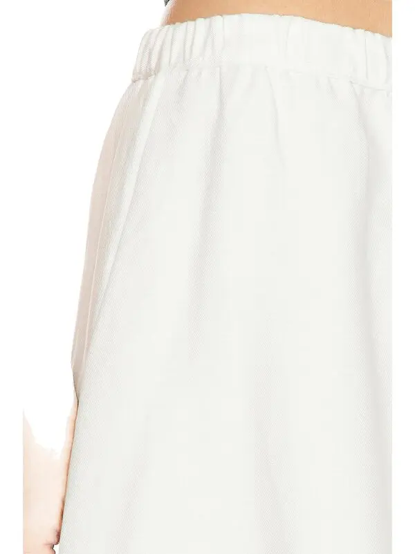 Enza Costa Linen Blend Shorts - Off White