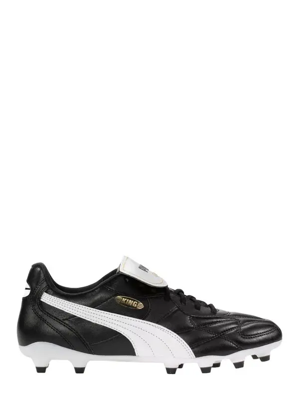 PUMA King Logo-print Sneakers - Black