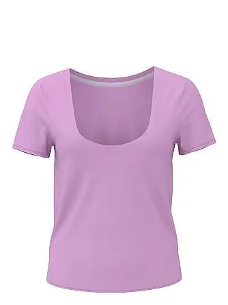Pink Dream Jersey Scoop Tee - Purple