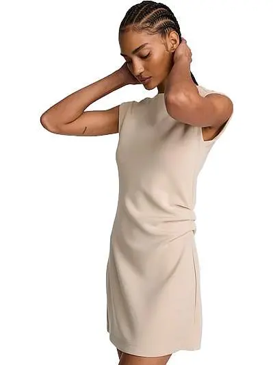 Victoria's Secret Vsx Featherweight Knit Mini Dress - Beige