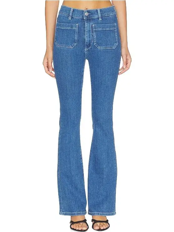 DL1961 Bridget High Rise Instasculpt Bootcut Jeans - Blue