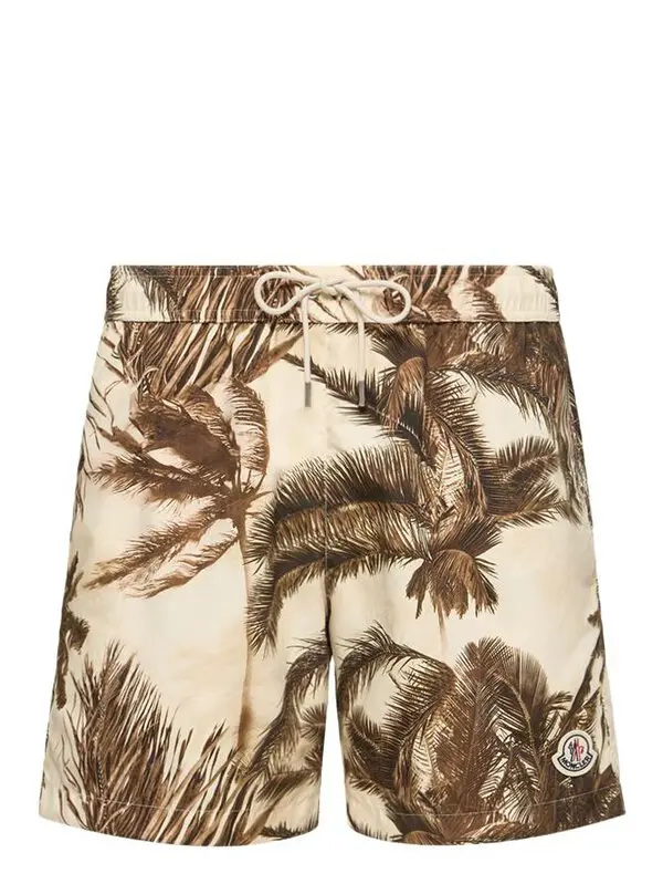 Moncler Printed Swim Shorts - Multicolor