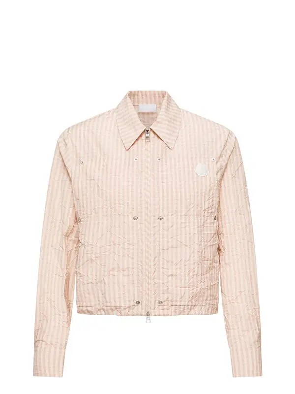 Moncler Vichy Cotton Blend Shirt - Pink