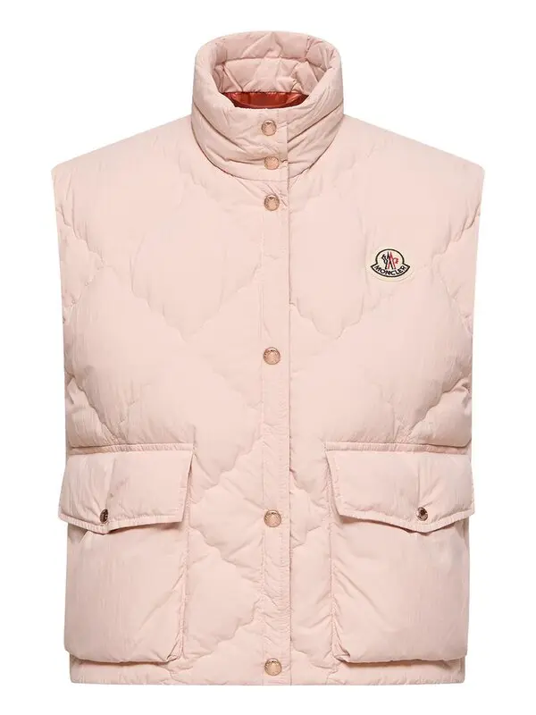 Moncler Biois Down Vest - Pink