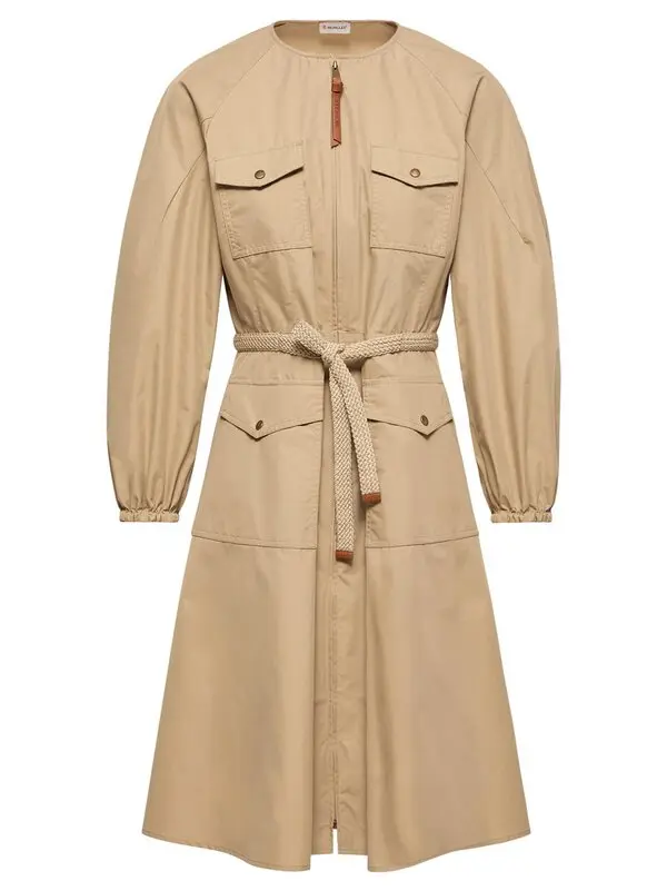 Moncler Poplin Dress - Beige