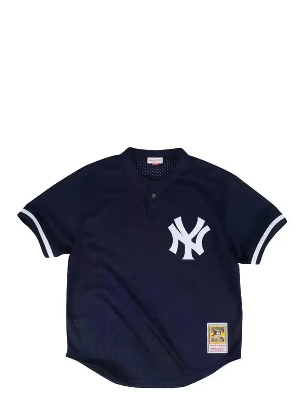Mitchell & Ness New York Yankees Short Sleeve Polo Shirt - Blue