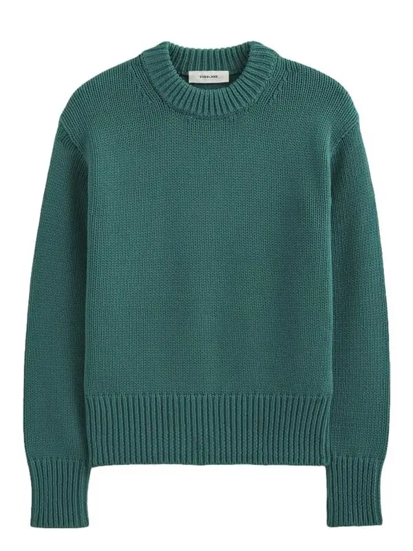 Everlane Oversized Cocoon Crew Neck Sweater - Everglade