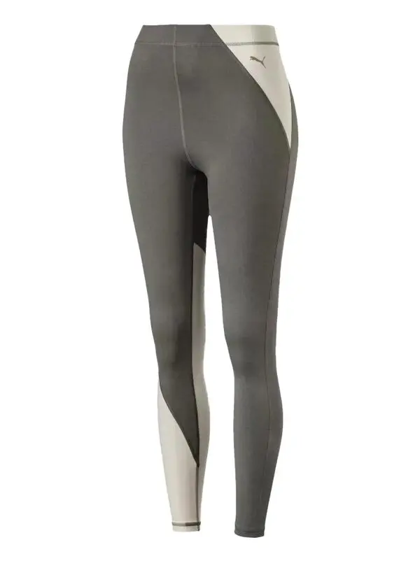 PUMA Elastic-waist Leggings - Grey