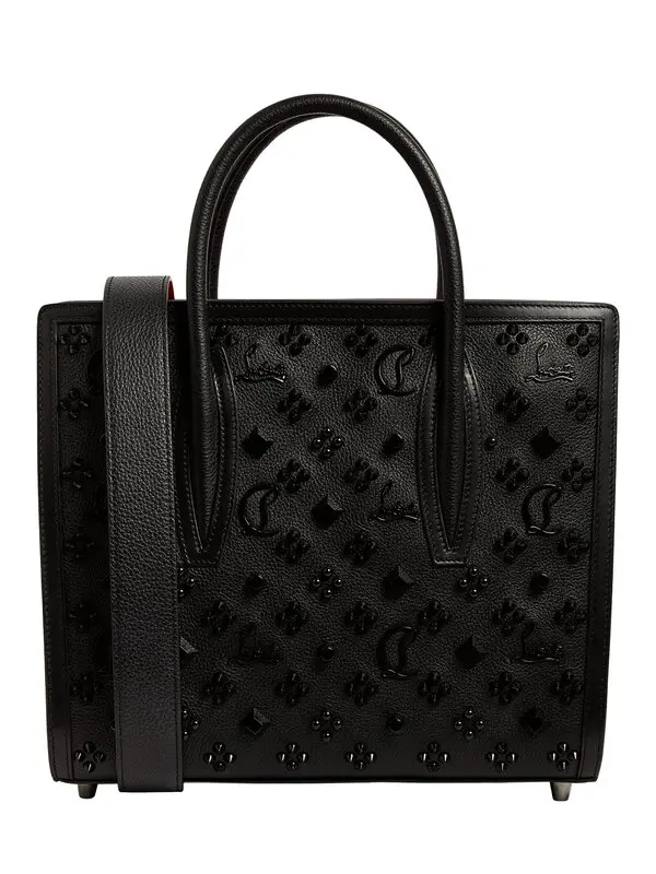 CHRISTIAN LOUBOUTIN Paloma Medium Top-handle Bag - Black