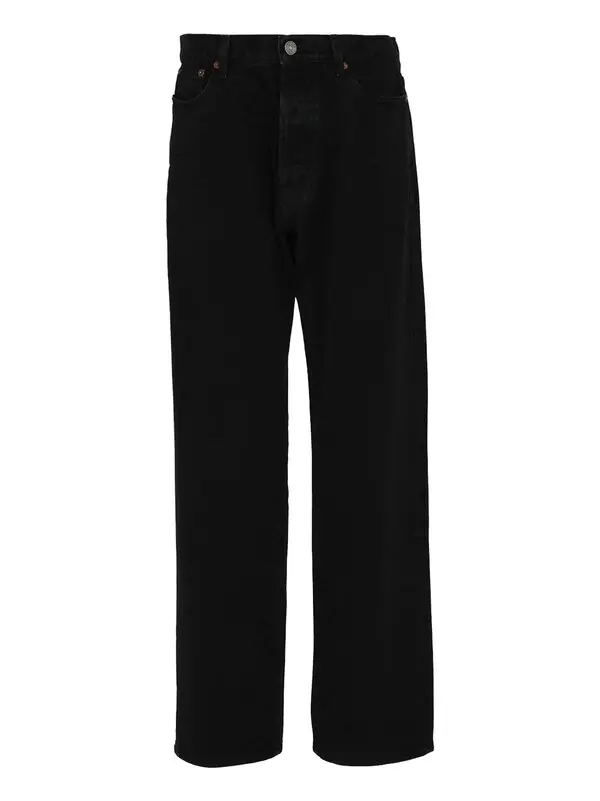 Saint Laurent Tapered Denim Jeans - Grey