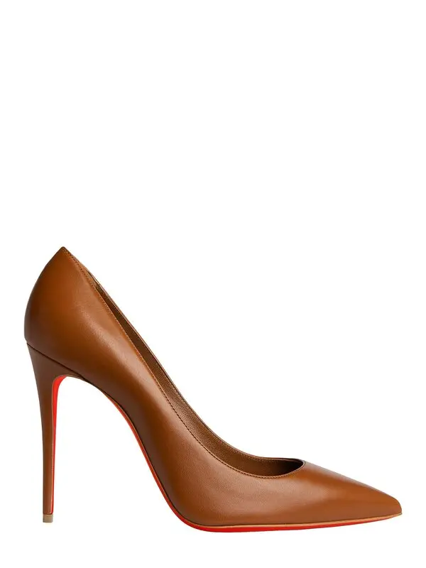 CHRISTIAN LOUBOUTIN Kate Leather Pumps 100 - Nude