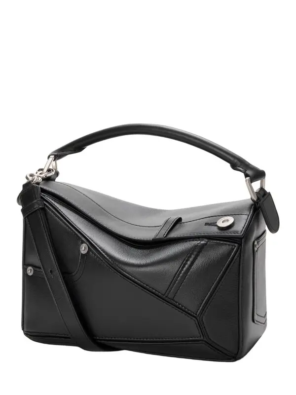 Loewe Small Puzzle Panta Top-handle Bag - Black