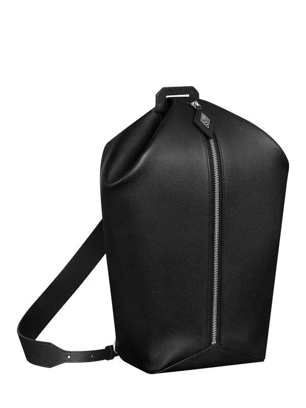 Cartier Leather Losange Cross-body Bag - Black
