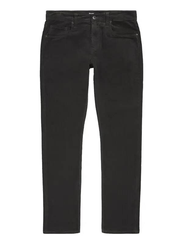 Paige Corduroy Federal Slim-straight Jeans - Grey