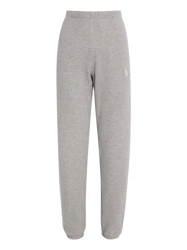 Eterne French Terry Sweatpants With Modal Blend - Grey