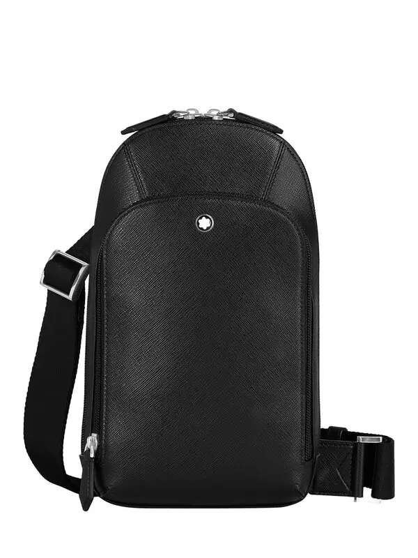 Montblanc Leather Sartorial Sling Bag - Black