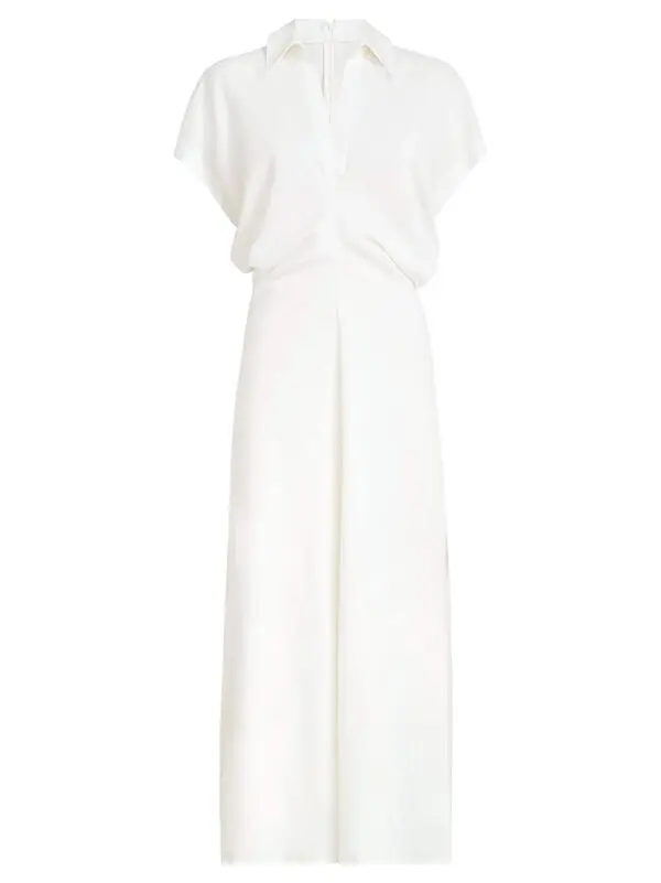 Brunello Cucinelli Twill Maxi Dress - Beige