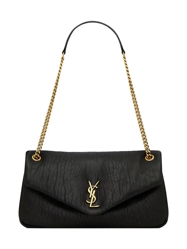 Saint Laurent Calypso Shoulder Bag - Black