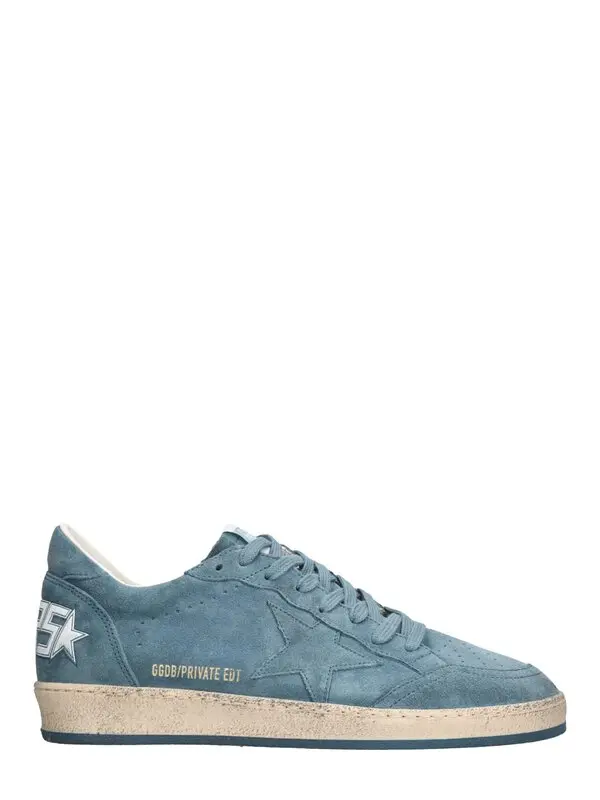GOLDEN GOOSE Ball Star Suede Sneakers - Blue