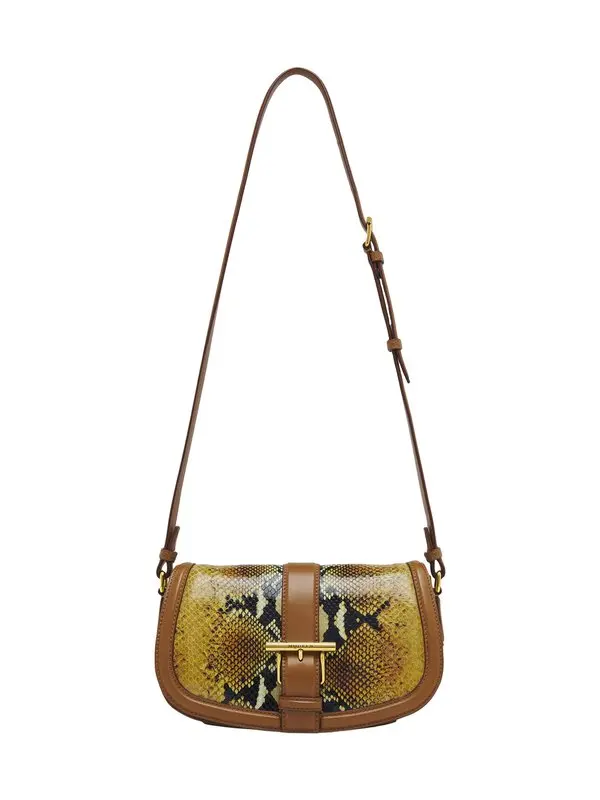 Alexander McQueen Leather T-bar Satchel - Metallic